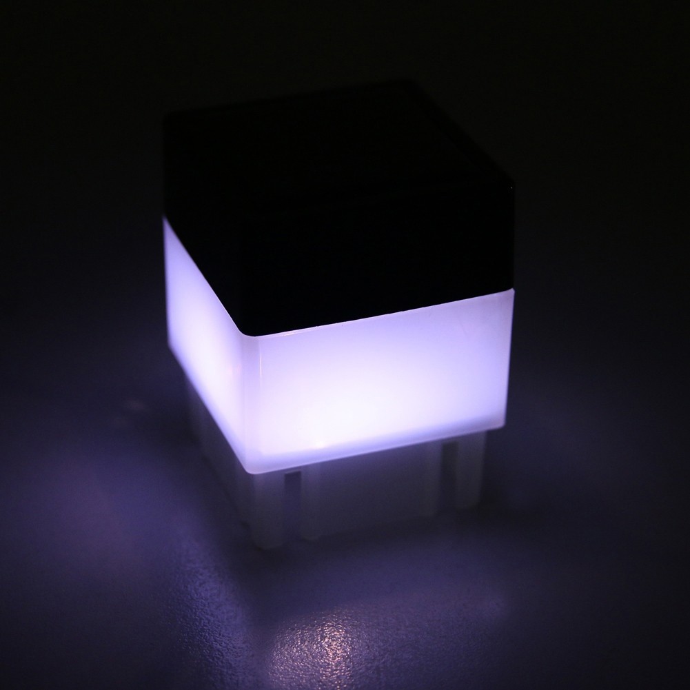 Vízálló napelemes LED kocka lámpa, kültéri dekoráció - dropcat